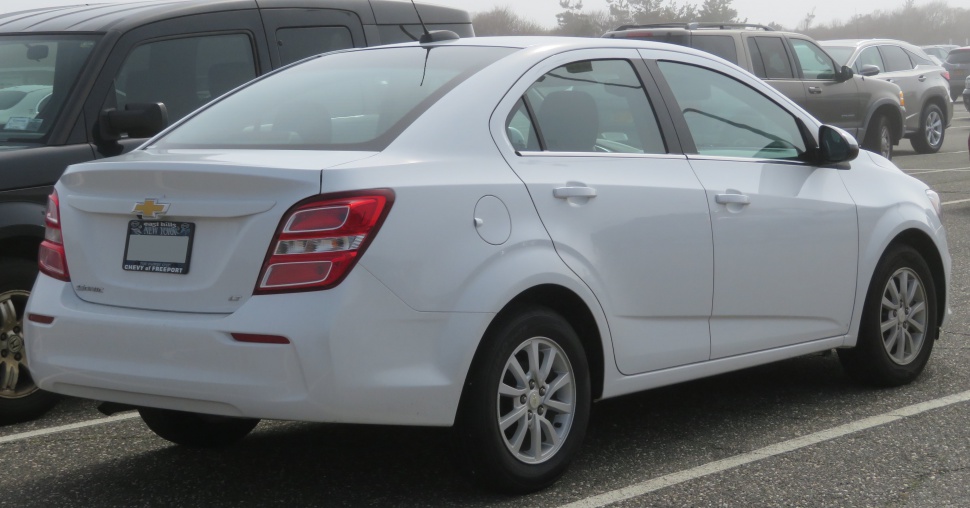 Chevrolet Sonic technical specifications and fuel economy